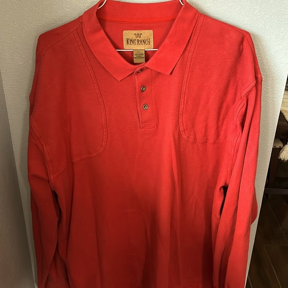 King Ranch | Shirts | King Ranch Mens Longsleeve Polo Shirt Red Xxl 0 ...